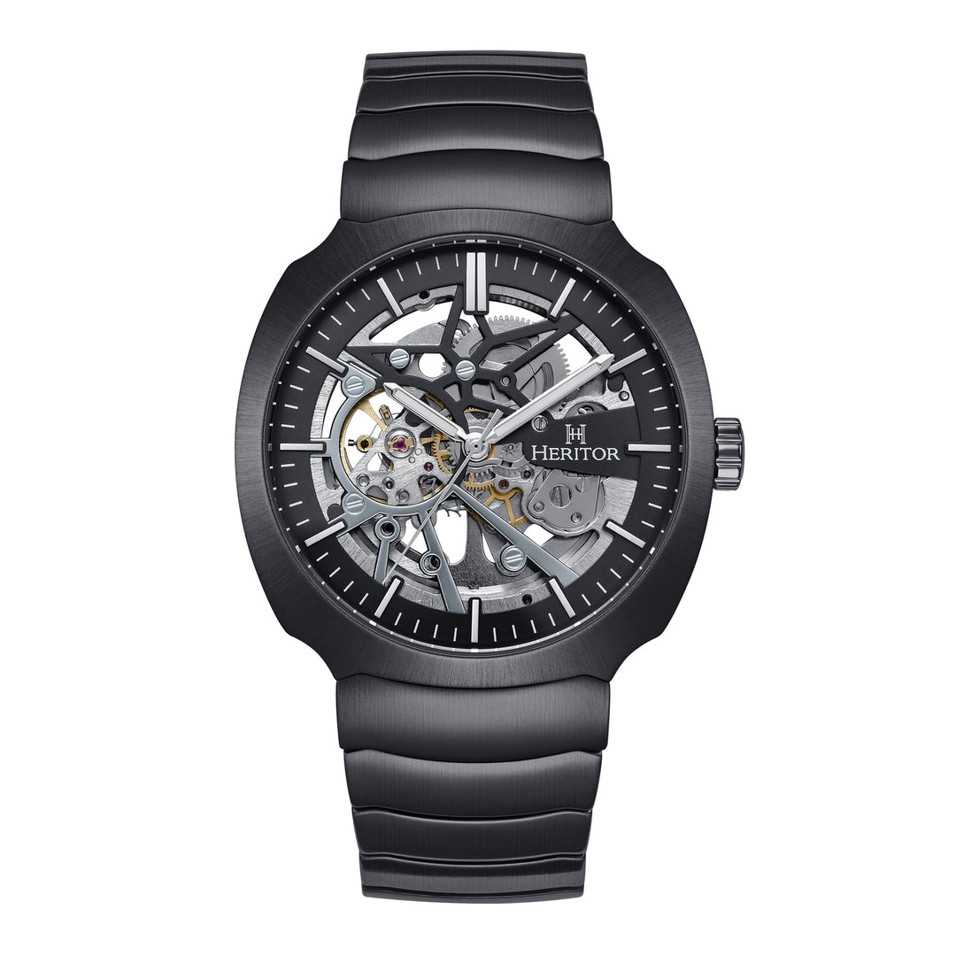 Heritor Automatic Magnus Stainless Steel-Band Watch - Silver